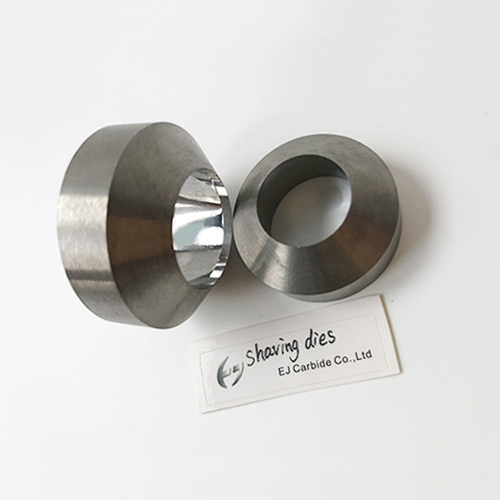 Tungsten carbide shaving dies