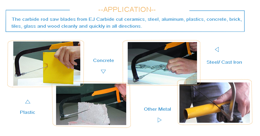 12" Tungsten Carbide Grit Edge Rod Saw Blade